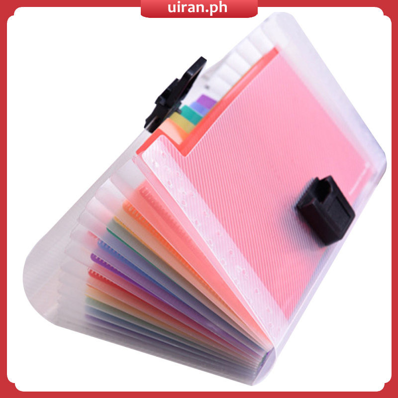 13 Pockets Paperwork Organizer File Magazine Binder Document Bag Multi ...