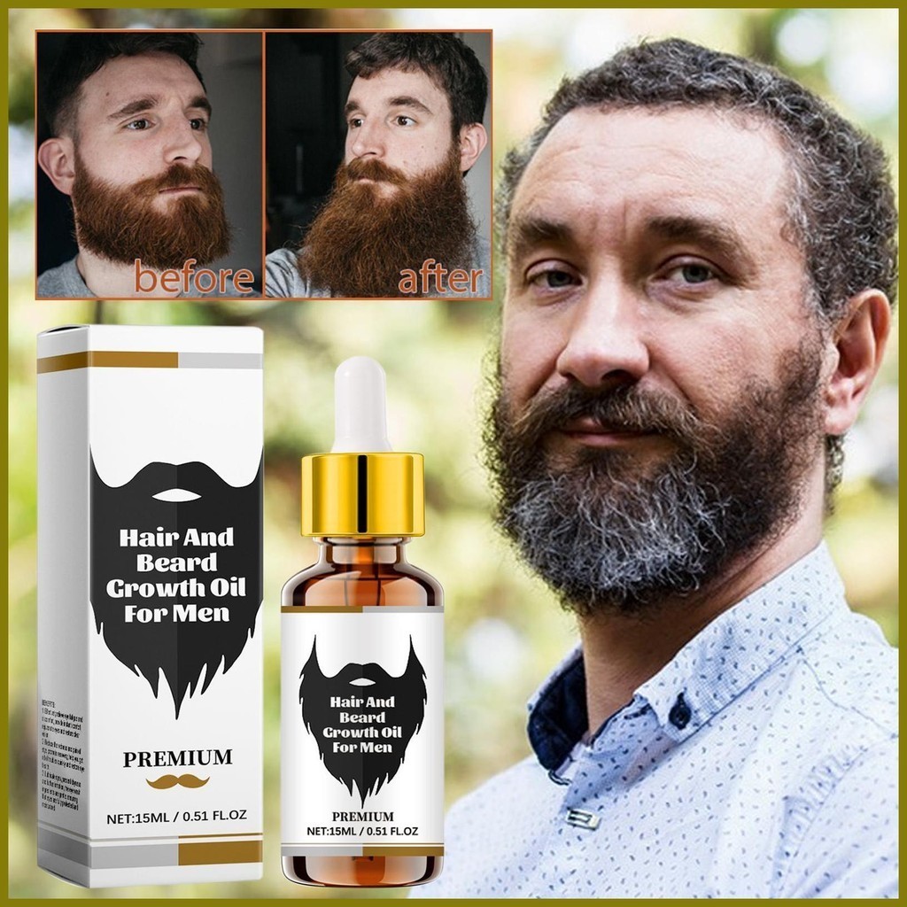 Mustache Growth Oil Rosemary Natural Beard Hair Growth Essence ...