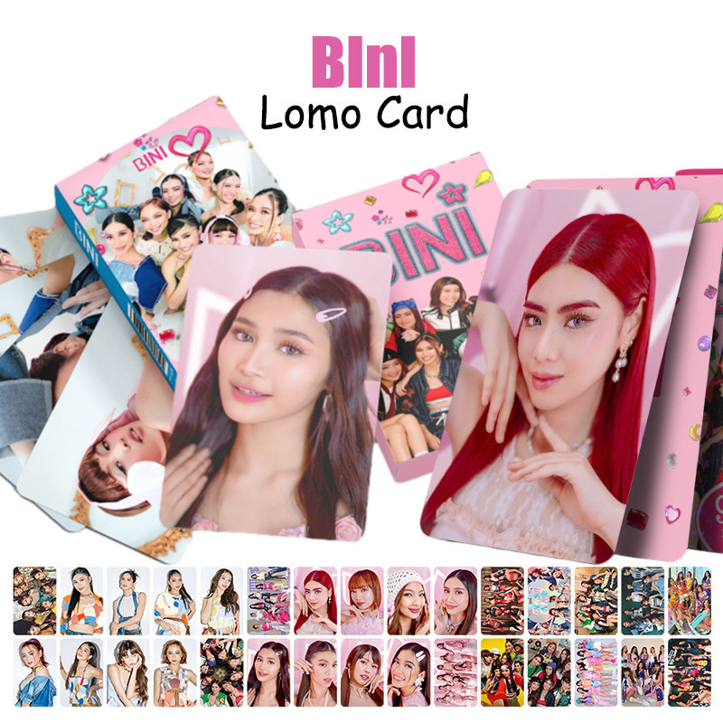 Photocard BINI Lomo Cards BINI Photocards Photo Cards All Idol Laser ...