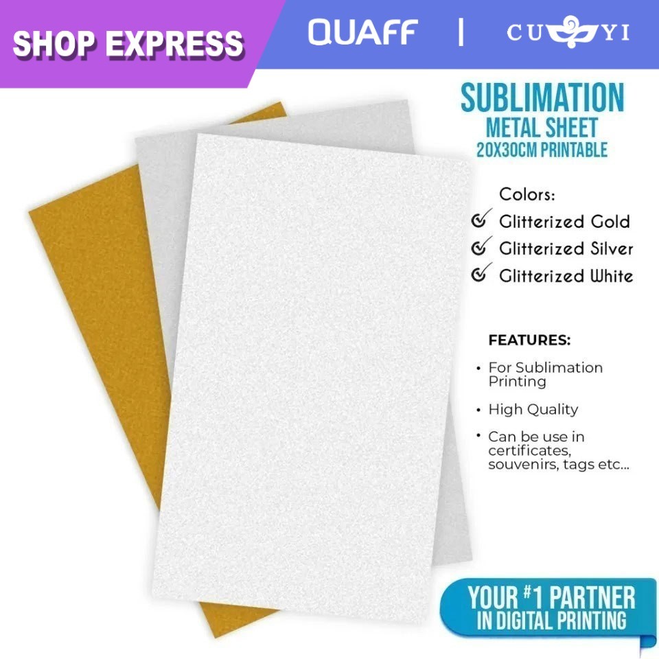 Printable Glitter Metal Sheet Certificates Plaque Awards Sublimation I ...