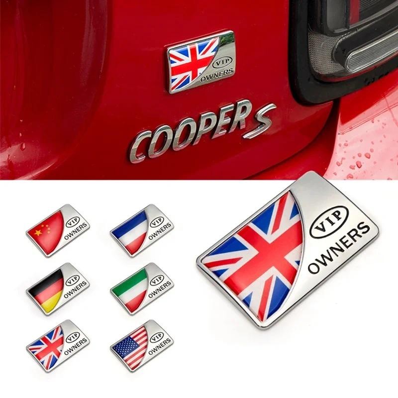Car Body 3D Metal Emblem Badge Country Flag Sticker For Mini Cooper R55 ...