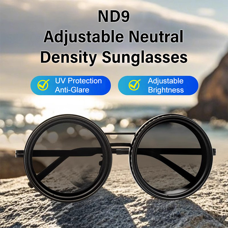 Visual Fatigue Reduction Eyeglasses/Adjustable Shading Sunglasses/Retro ...