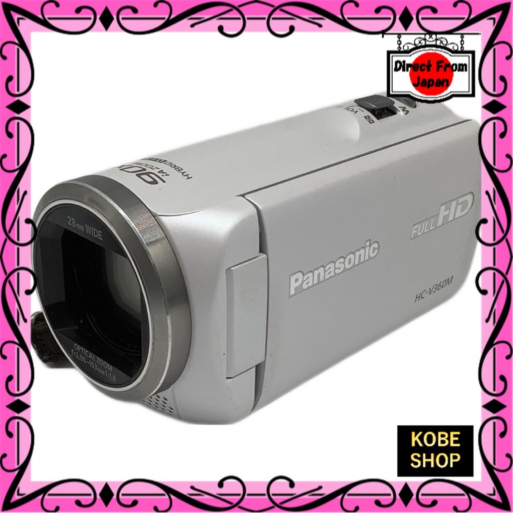 【Direct From Japan】 Panasonic video camera 2.51 million pixels HC-V360M 【Used item】 | Shopee ...