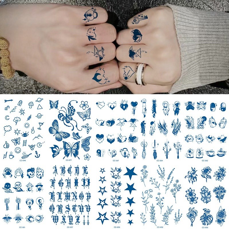 Long-lasting Magic Tattoo Waterproof Fruit Juice Temporary Tattoo ...