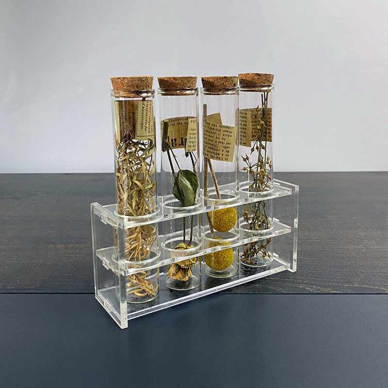 Set Type High Temperature Resistant Glass Test Tube (Including Cork ...
