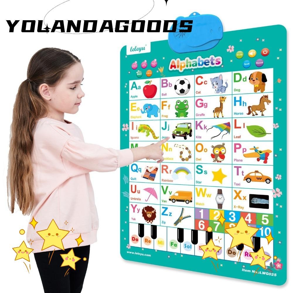 YOLA Electronic Learning Wall Chart, Educational Toys Interactive ...