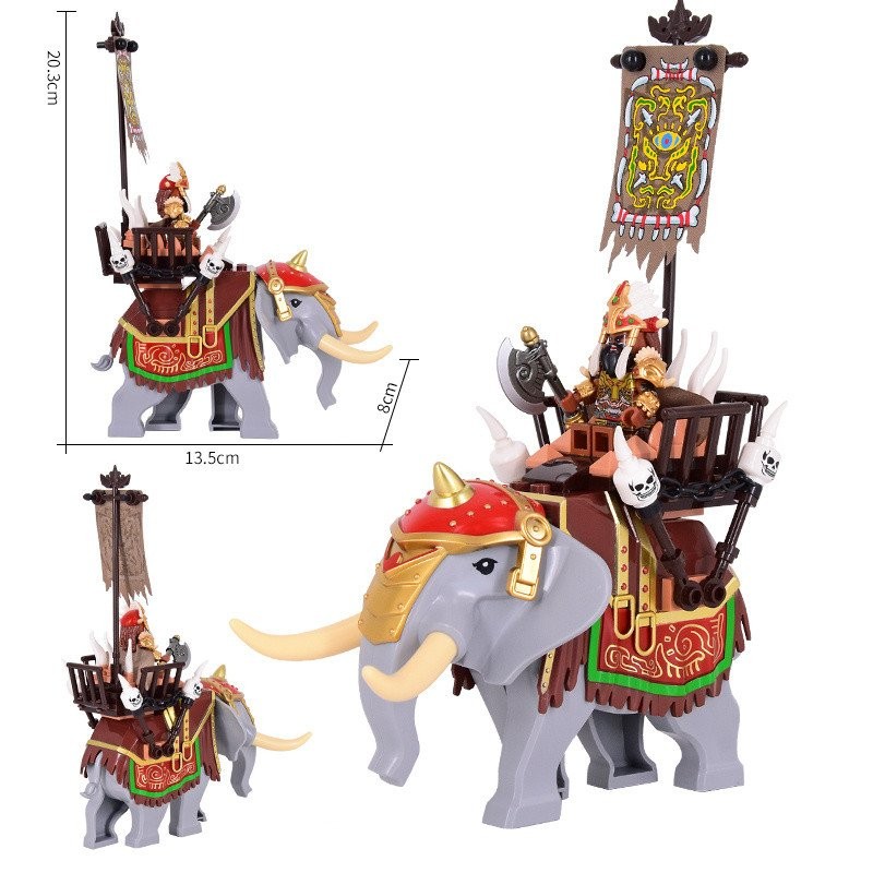 Ancient Three Kingdoms Xia Xia Nanman Tribe War Elephant Animal ...