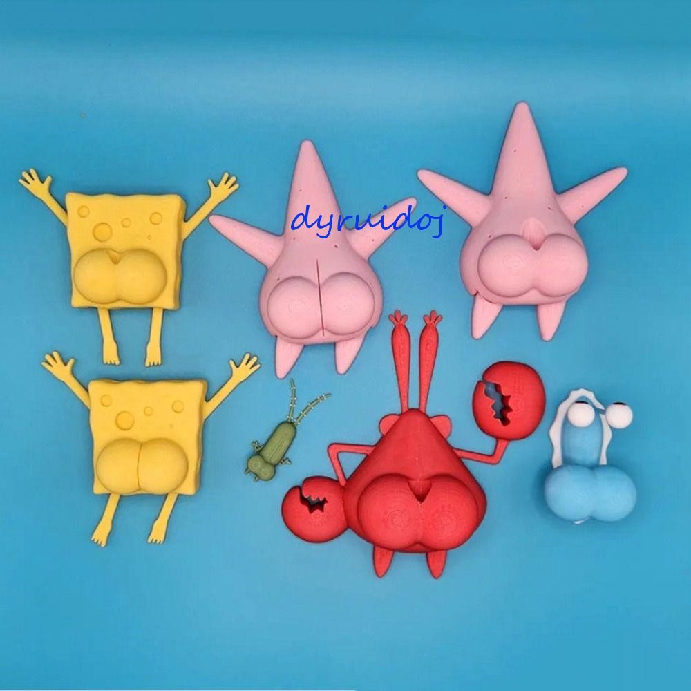 DYRUIDOJ SpongeBob Fridge Magnet, Notes Clip Pen Holder Refrigerator ...