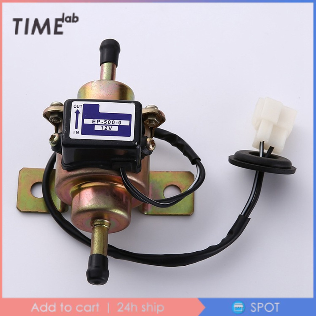 Universal Gas Diesel Inline Low Pressure Electric Fuel Pump 12V 4-7PSI 70L/H | Shopee Philippines