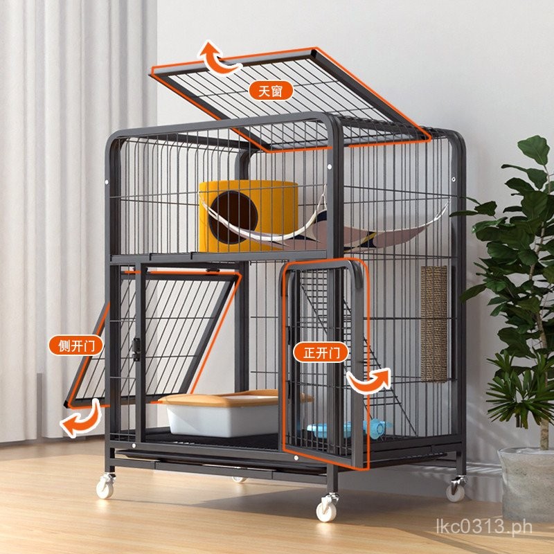 Household Cat House Cat Nest Two-Layer Space-Saving Small Apartment Cat ...