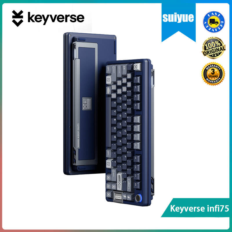 KEYVERSE Keyverse infi75 Customized the third mock examination mechanical keyboard RGB full key ...