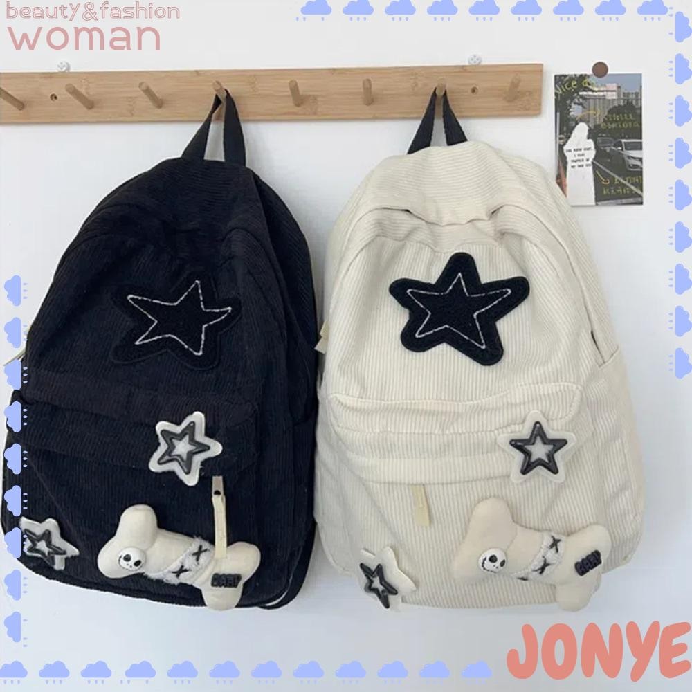 JONY1 Students Backpack, Adjustable Stars Pattern Travel Bag, Fashion ...