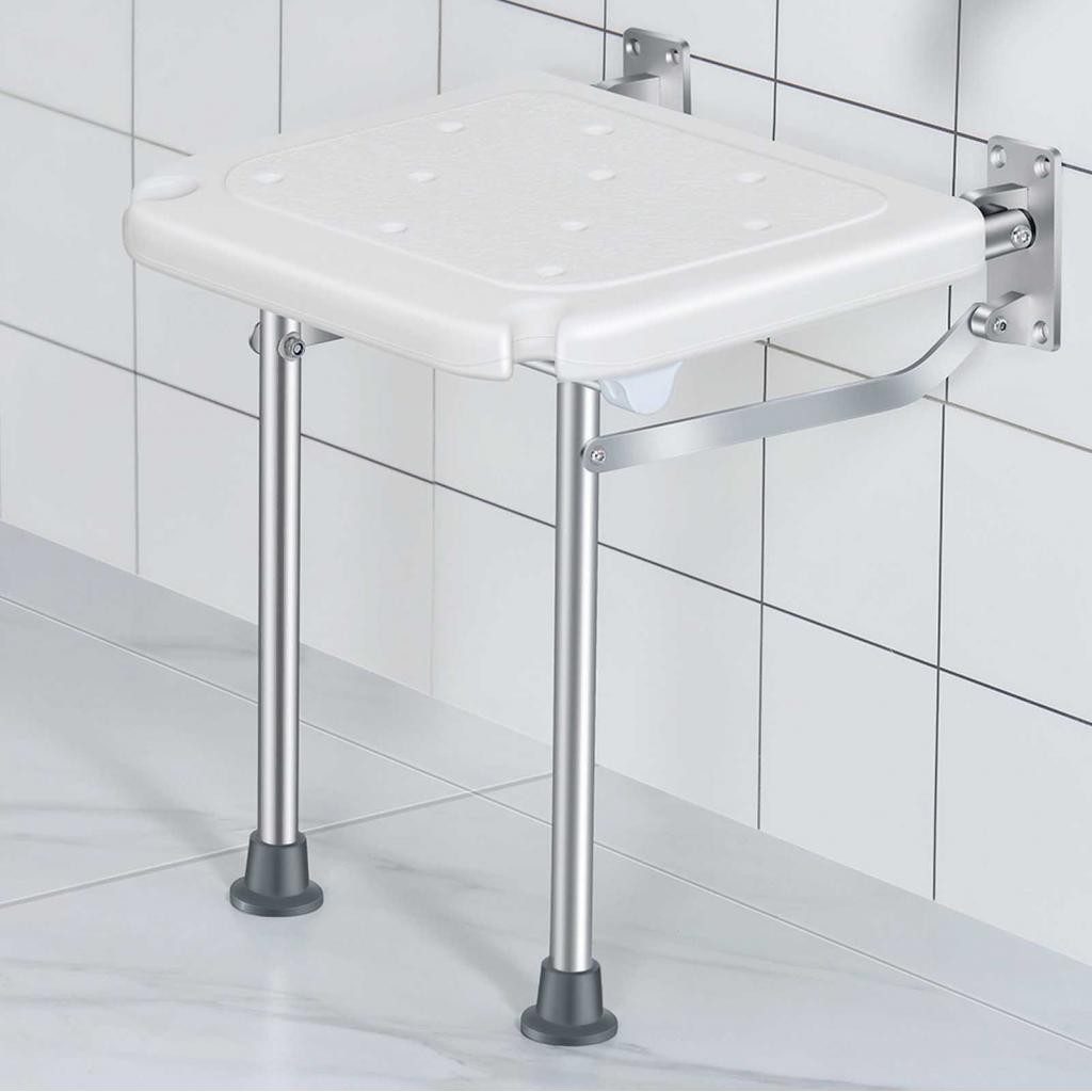 Piaoliangmm Generic Wall Mount Fold Away Bath Chair Shower Seat Bench ...