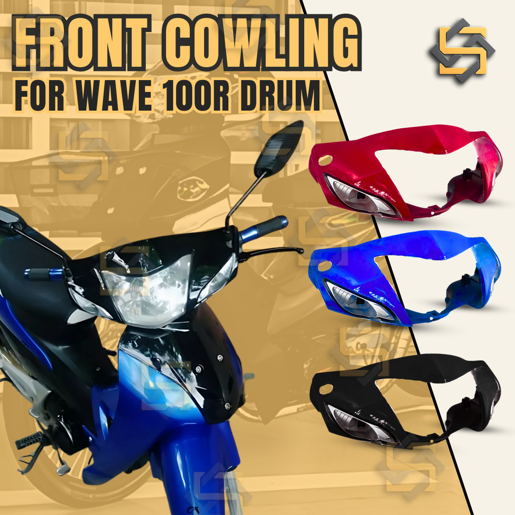 MOTORCYCLE FRONT COWLING DRUM BRAKE FOR HONDA WAVE 100R (NOTE NOT DISC ...