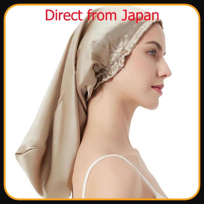 [Moxiep] Night cap Cylindrical design Hair cap for bedtime Zemi long ...