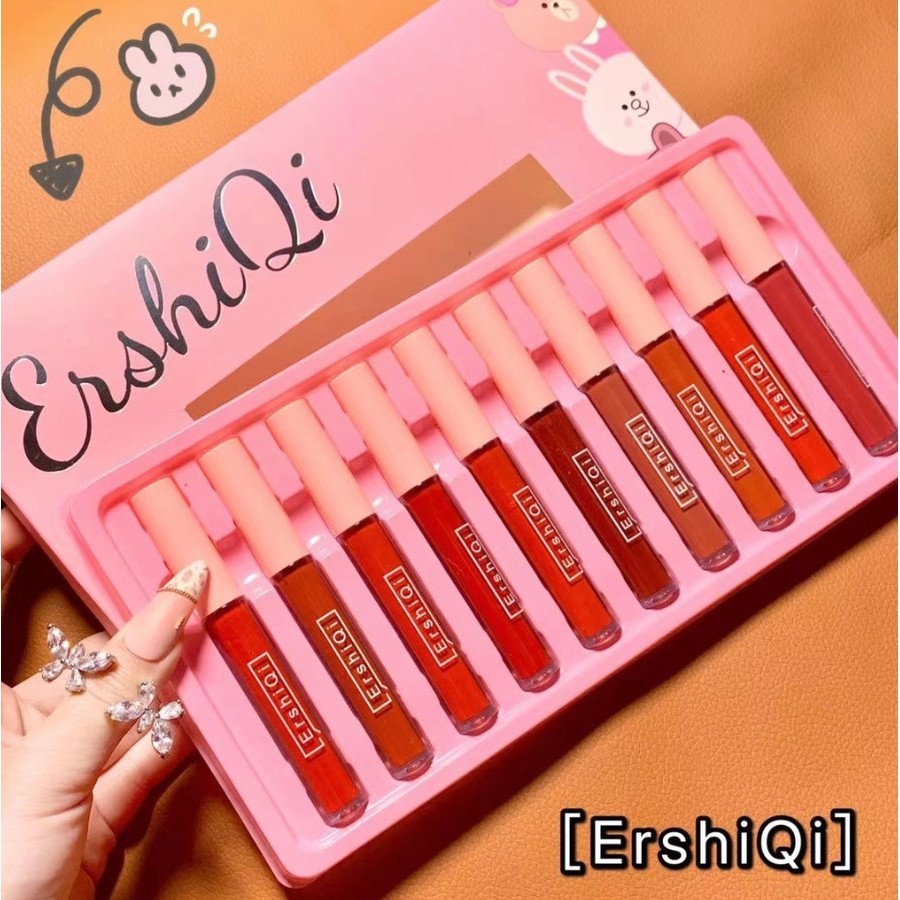 Fashion 10in1 Lip Tint Set 10pcs/set Waterproof Lipstick Set Matte ...