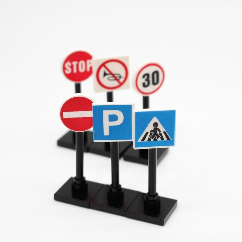 DollhouseDollhouse City Traffic Barricades Speed Limit Barrier Signs ...