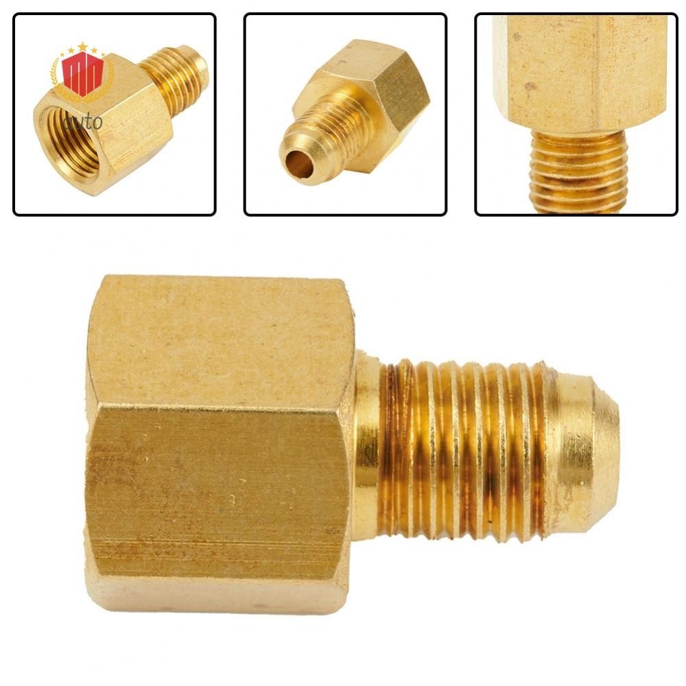 14'' Nitrogen Regulator Fittings Brass Adapter for SAE 1/4'' Threaded ...