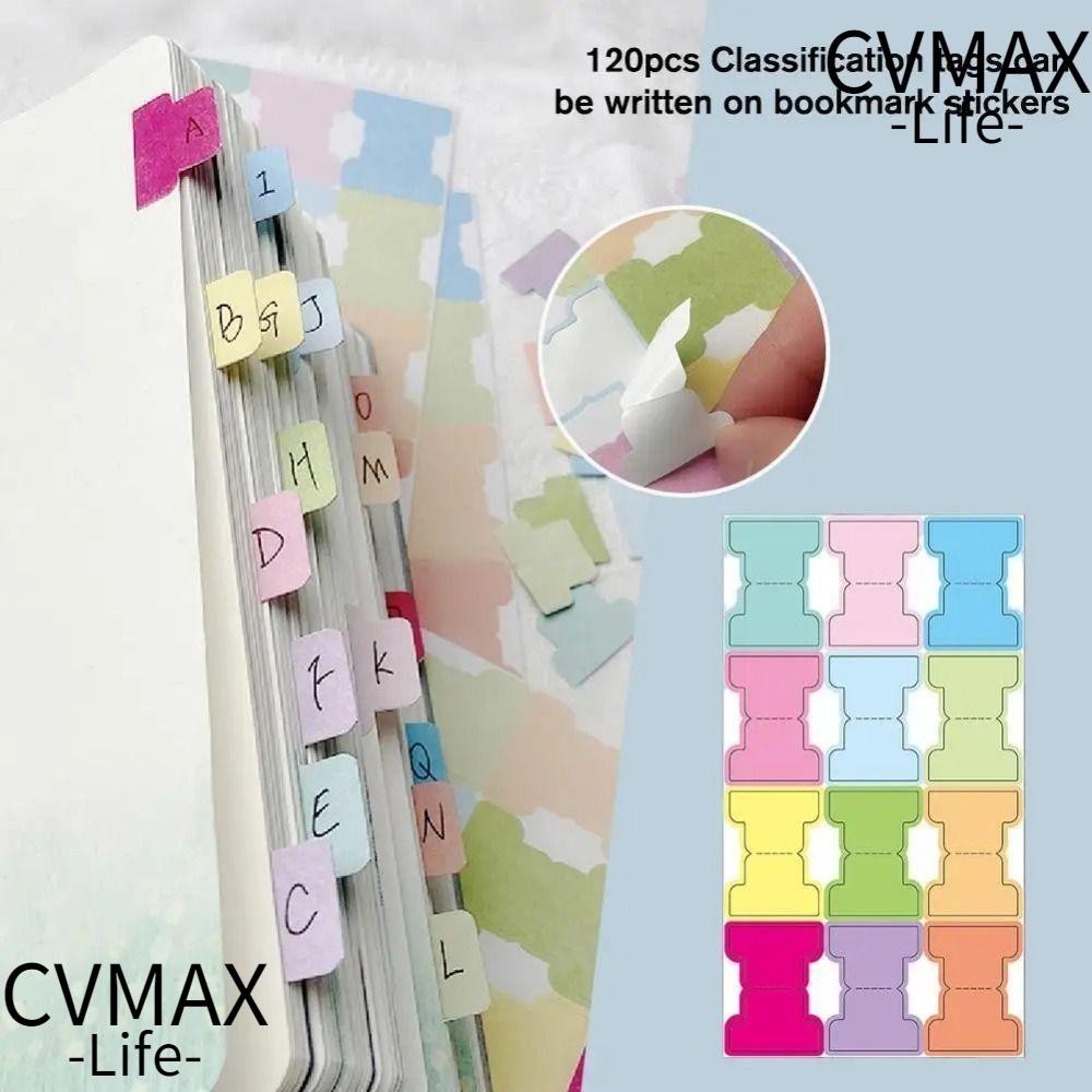 CMAX 60/120Pcs Index Label Sticker, File Tabs Flags Personalized ...