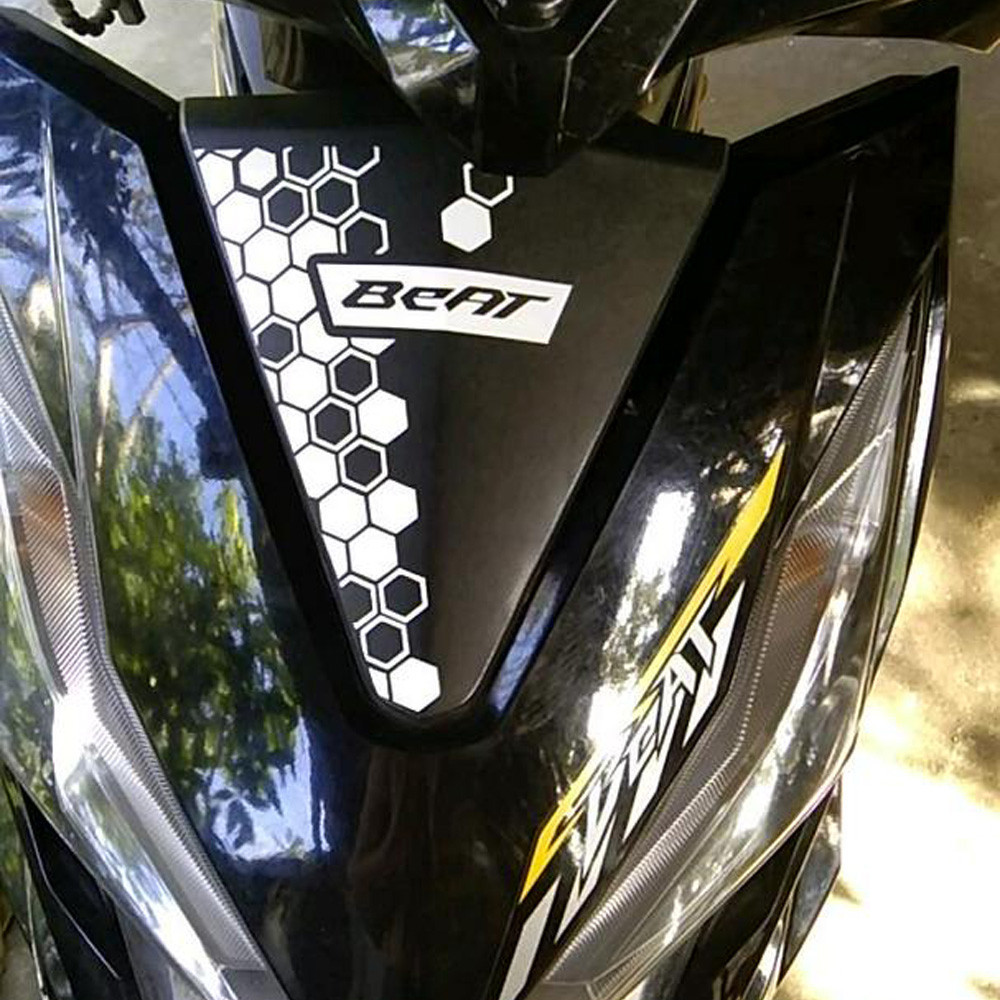 Honda Beat Honeycomb Sticker Front Fairings Fender Cutout Sticker ...