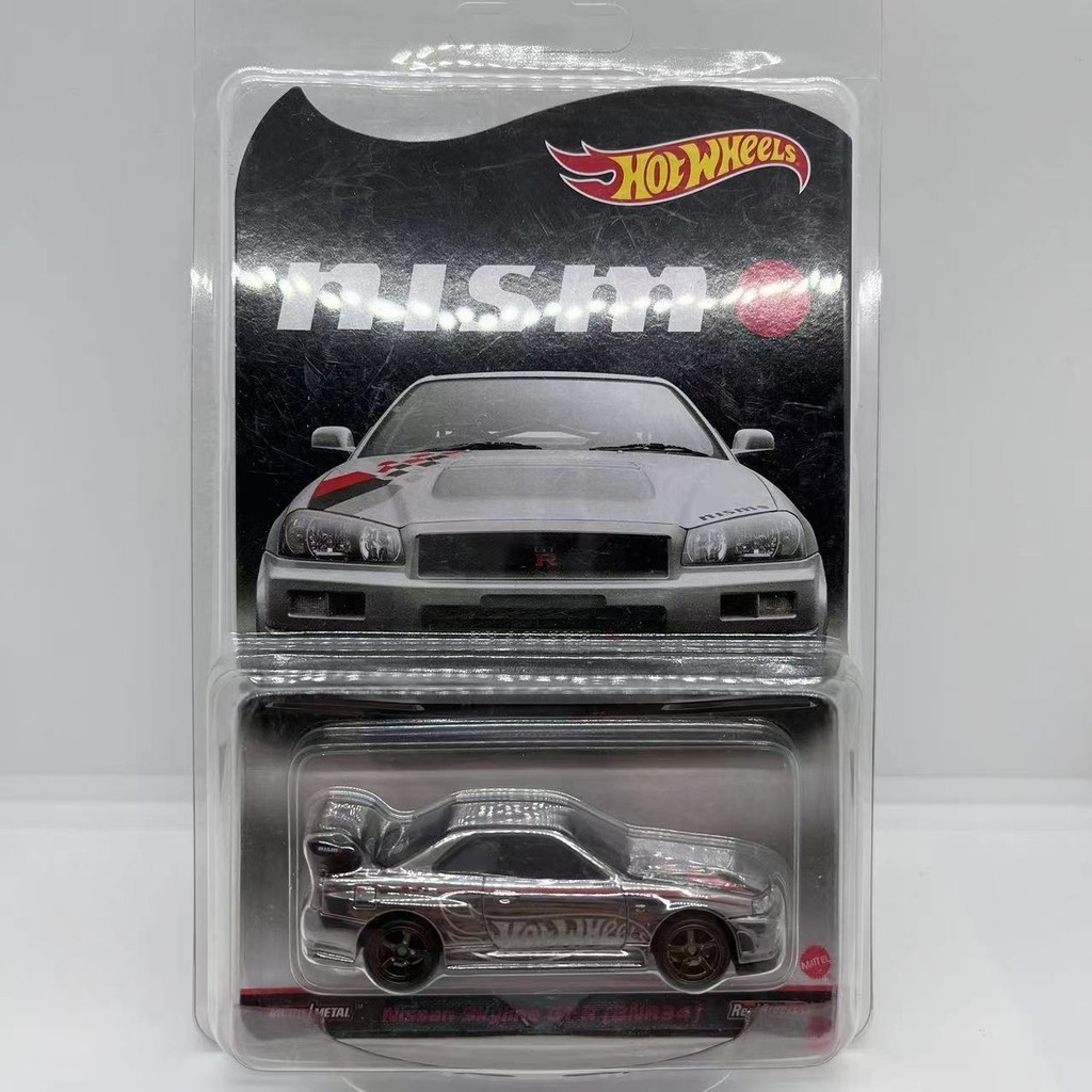 1: 64 Hot Wheels RLC Plating Silver GTR R34 Nismo Red Line Alloy Car ...