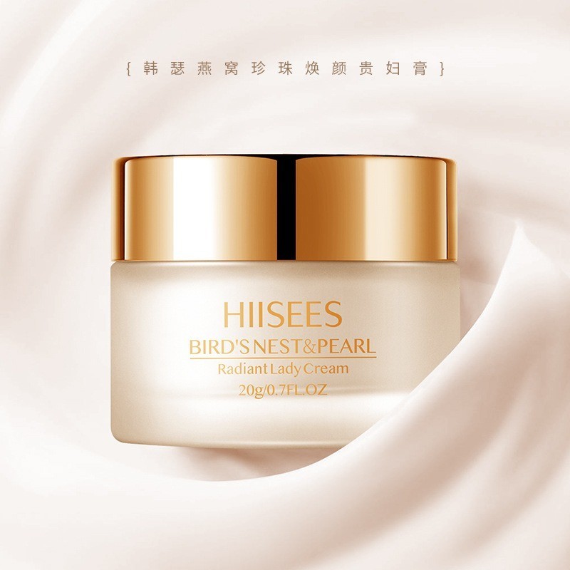 Pearl Cream HIISEES Bird's NEST Rejuvenating Face Cream 20g Face ...