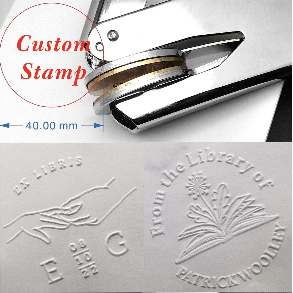 NIAO From the library of embosser, Custom Embosser Stamp,Book Embosser ...