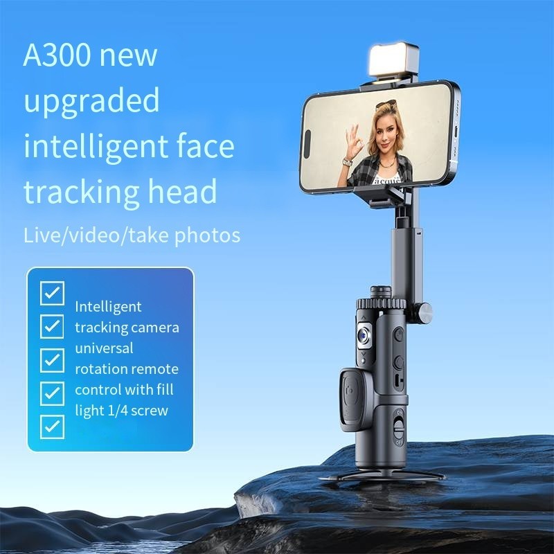 2024 New 360° Follow-up Gimbal Stabilizer Monopod Desktop Face Tracking ...