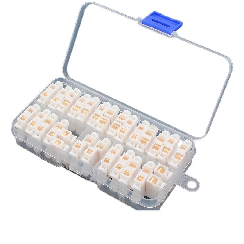 Press-type terminal block pure copper fast wire connector two-in-two ...