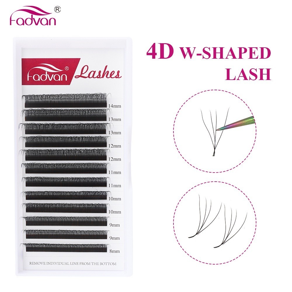 Fadvan False Eyelashes Model 4D - Eyelash Extensions for Elongation ...