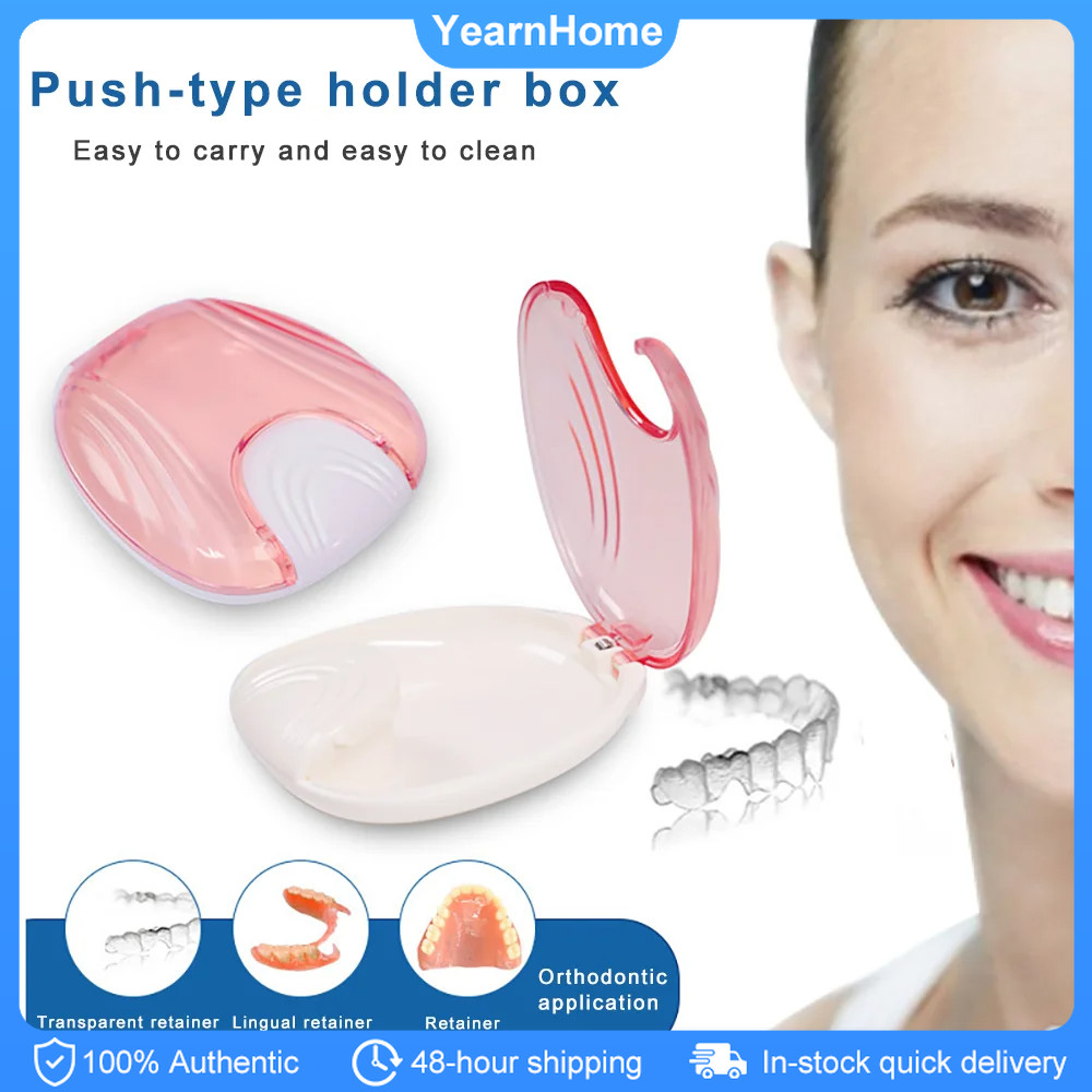 Denture Dental Braces Orthodontic Case Fake Teeth Storage Box Dentistry ...