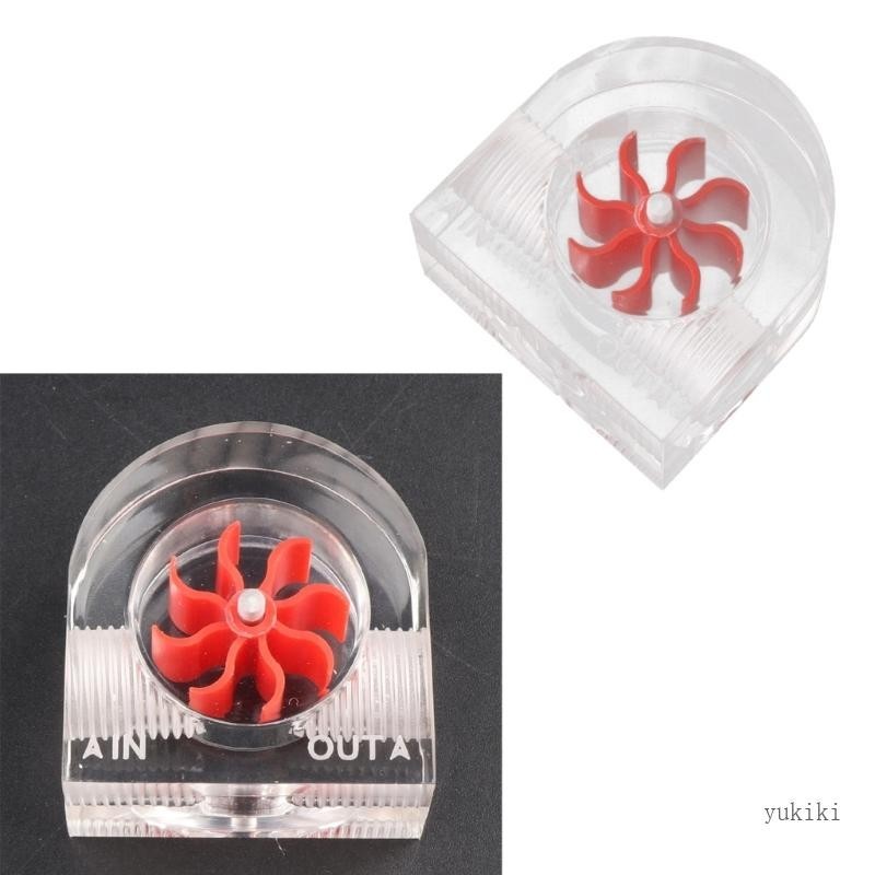 Kiki PM2A PC Water Flow Meter Computer Water Cooling Half-Circled ...