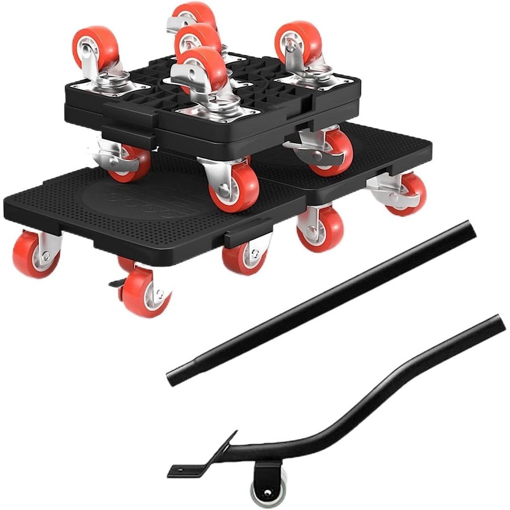 Heavy Furniture Lifter Mover Dolly Set, 360° Rotation 5-Wheel Dollies ...