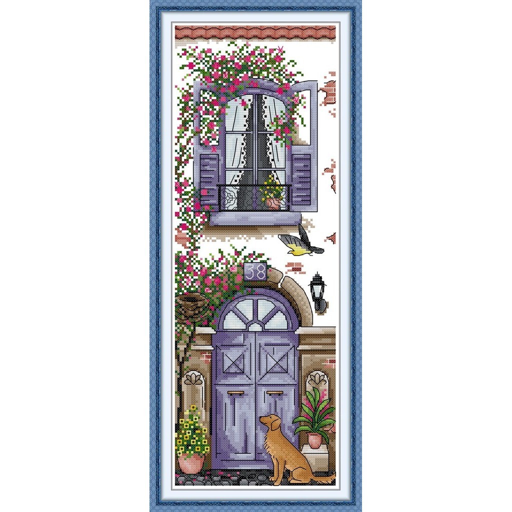 Joy Sunday Cross Stitch Ktis DMC Threads CroStitch Set DIY Needlework ...