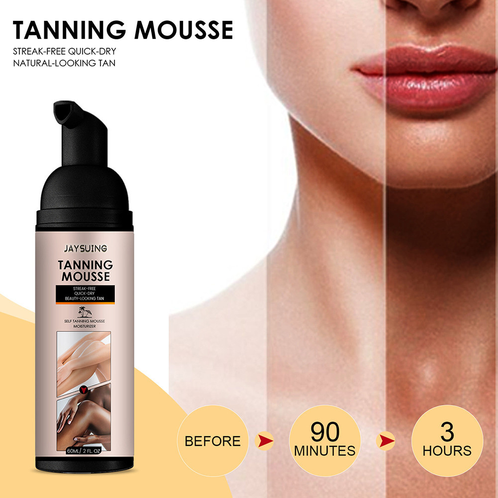 Self-Tan Classic Mousse No Fake-Tan Smell Tanning Foam For Summer ...