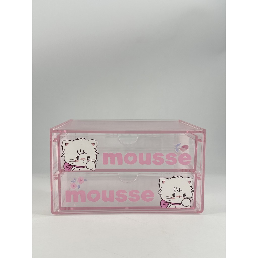 MINISO MIKKO Collection 2 Drawer Makeup Storage Box | Shopee Philippines