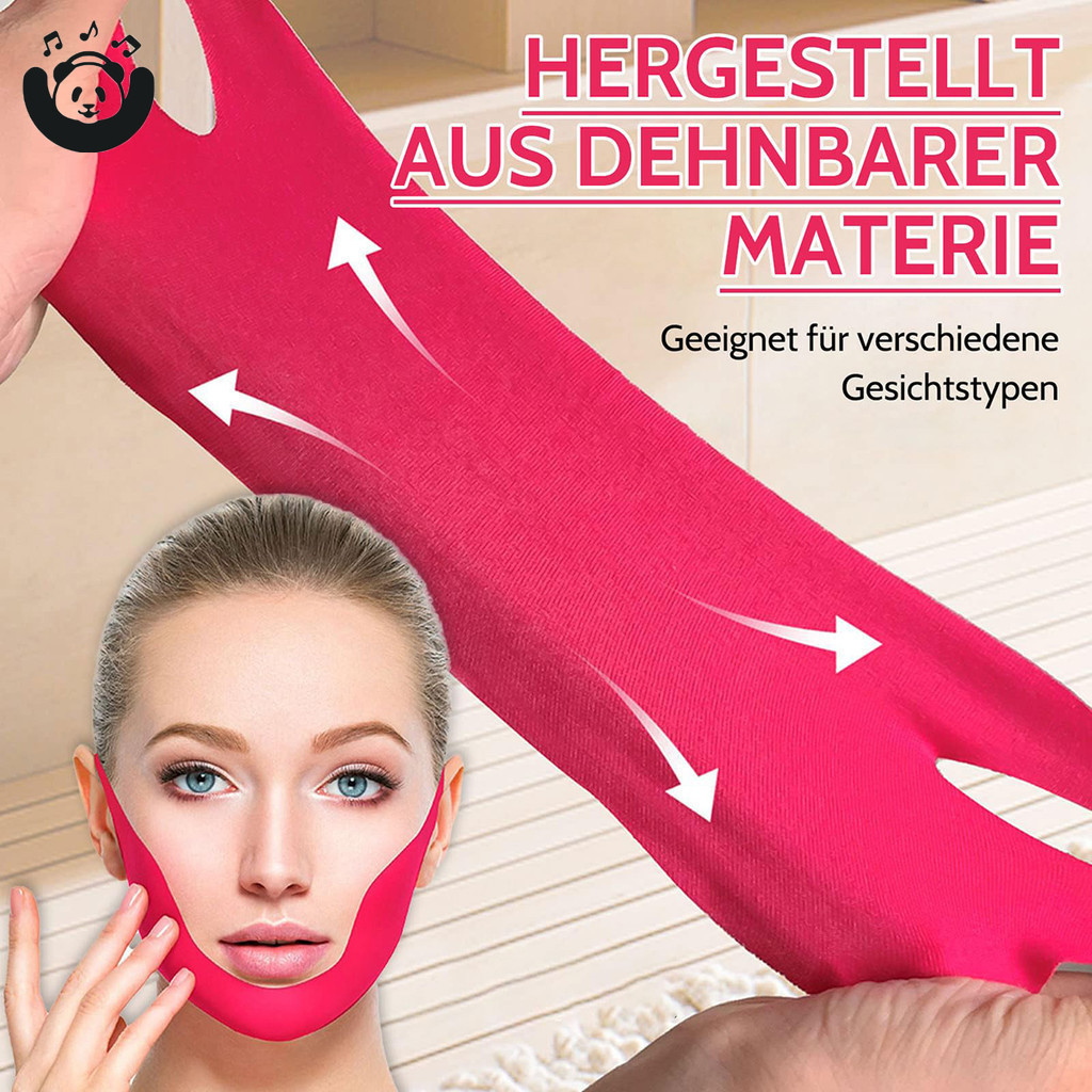 Face Mask, Double Chin Remover, 3-Pack Aloe Hydrogel Collagen Mask, V ...