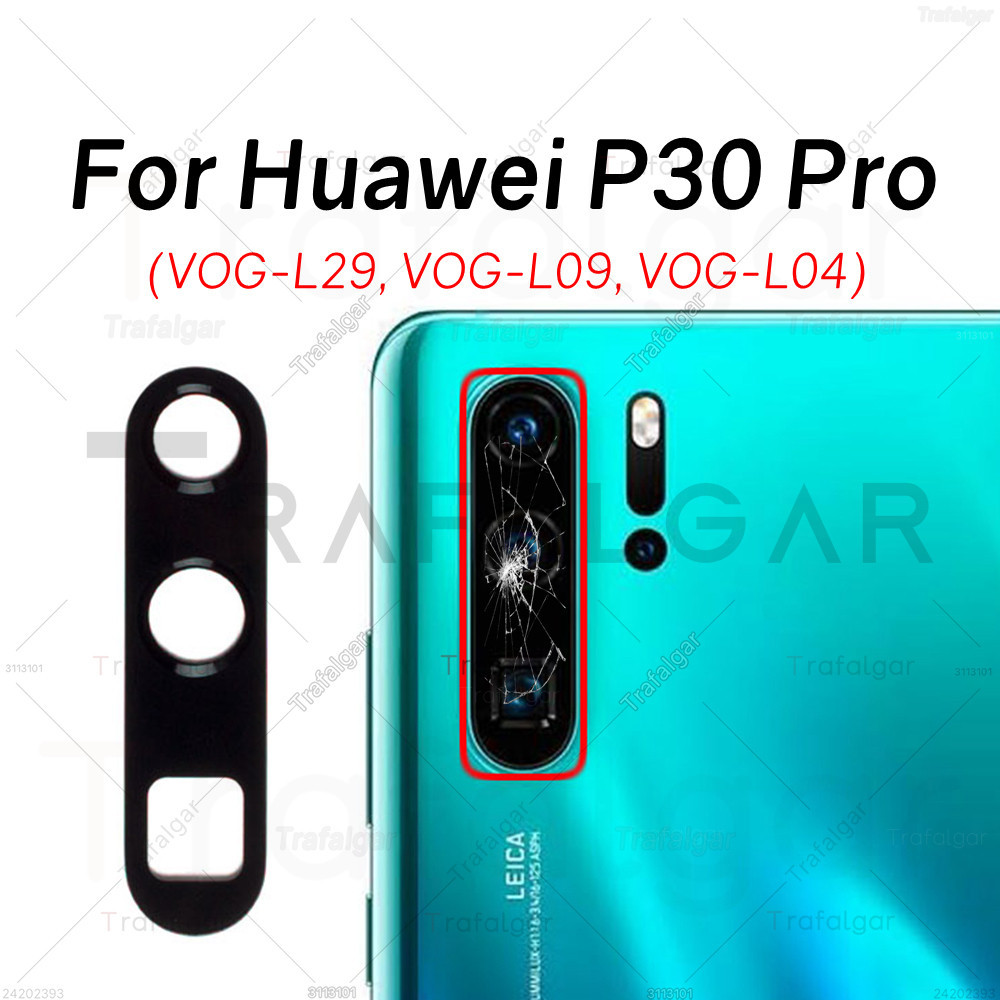 Rear Back Camera Glass Lens For Huawei P30 Pro VOG-L29 VOG-L09 VOG-L04 Replacement With Adhesive ...