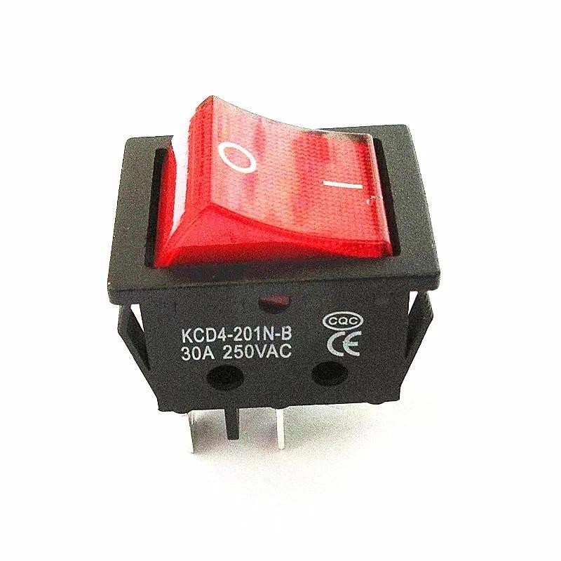 30A 120/250VAC Welding Machine Power Switch 4Pin Electric Heater Switch ...
