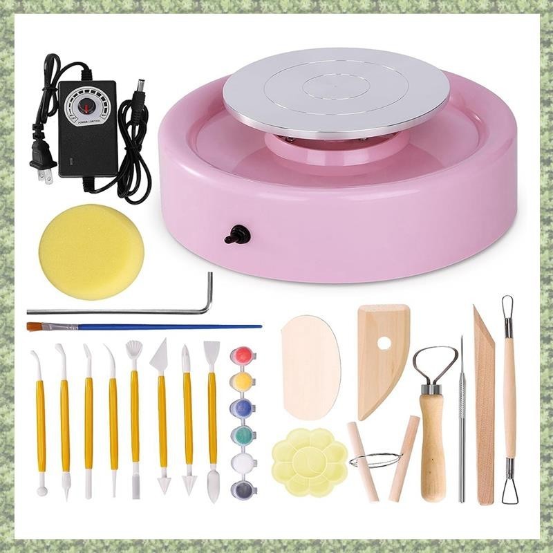 (K M I T) Mini Pottery Wheel Kit - 6inch Pottery Wheel for Kids ...