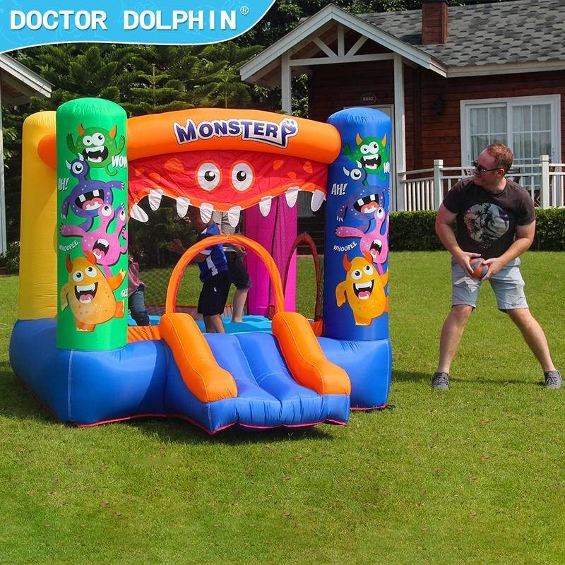 【STOCK】Inflatable Outdoor Playground Castle Toy Slide Play House For ...