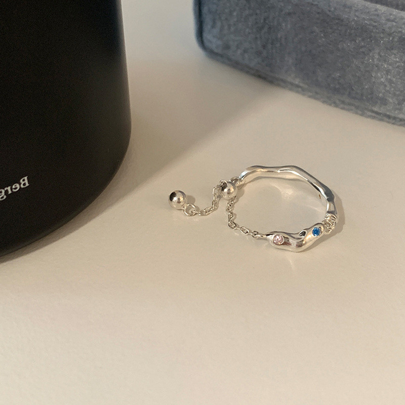 Zircon Metal Heart Adjustable Pull-out Ring Women | Shopee Philippines
