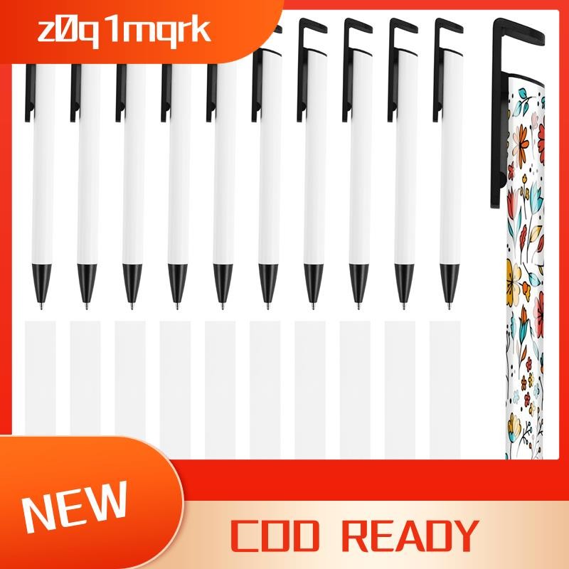 Pack of 10 Sublimation Pen Blanks with Shrink Wrap Coated Aluminum Tube ...