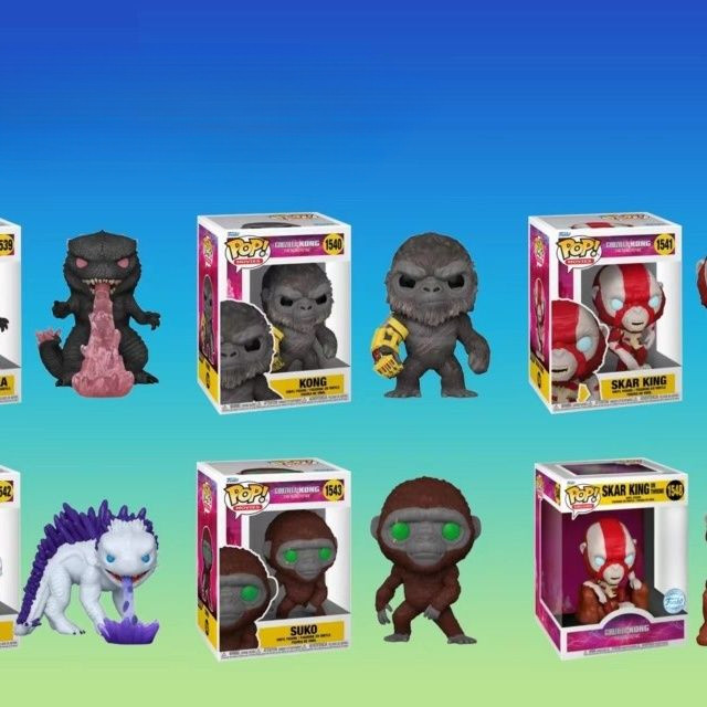 Funko POP! Movies:Godzilla X Kong: The New Empire - Godzilla Vs Kong ...