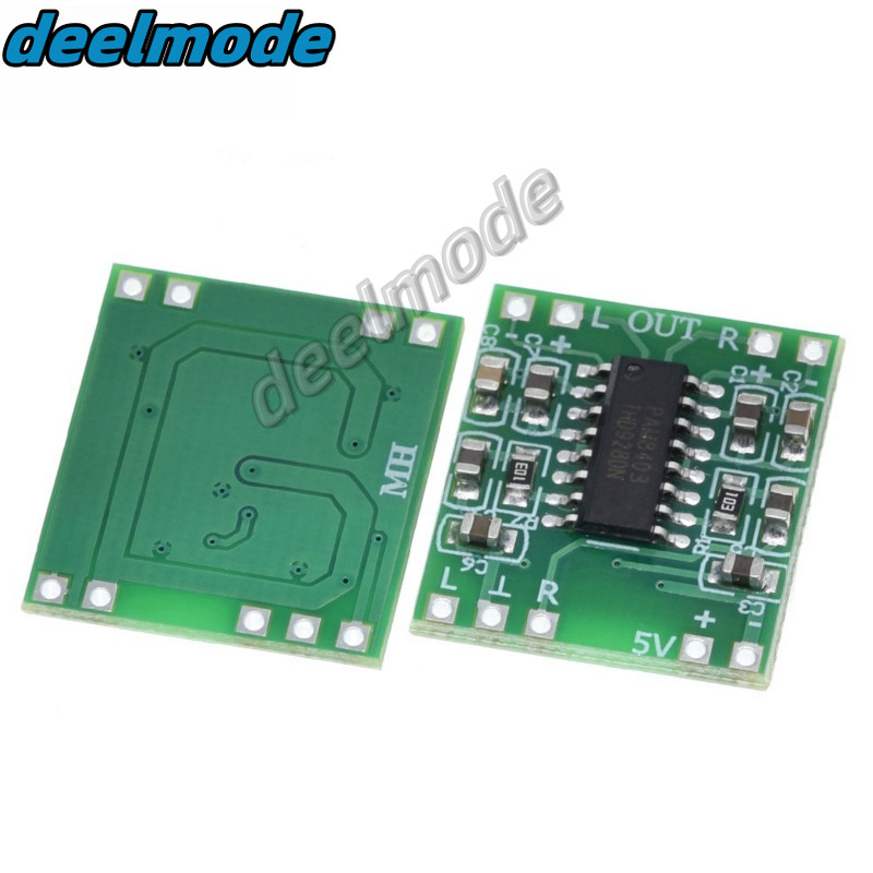 MINI8403 PAM8403 Super Mini Class D Amplifier 5v Stereo 2x3W Digital Power Board | Shopee ...
