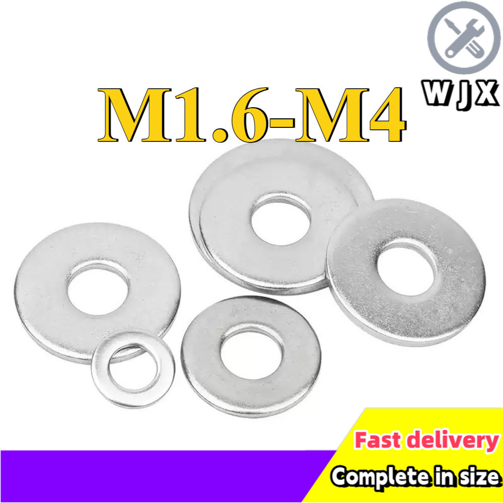 Stainless 304 Flatwasher / Flat Washer / Plain Washer M1.6/M2/M2.5/M3 ...