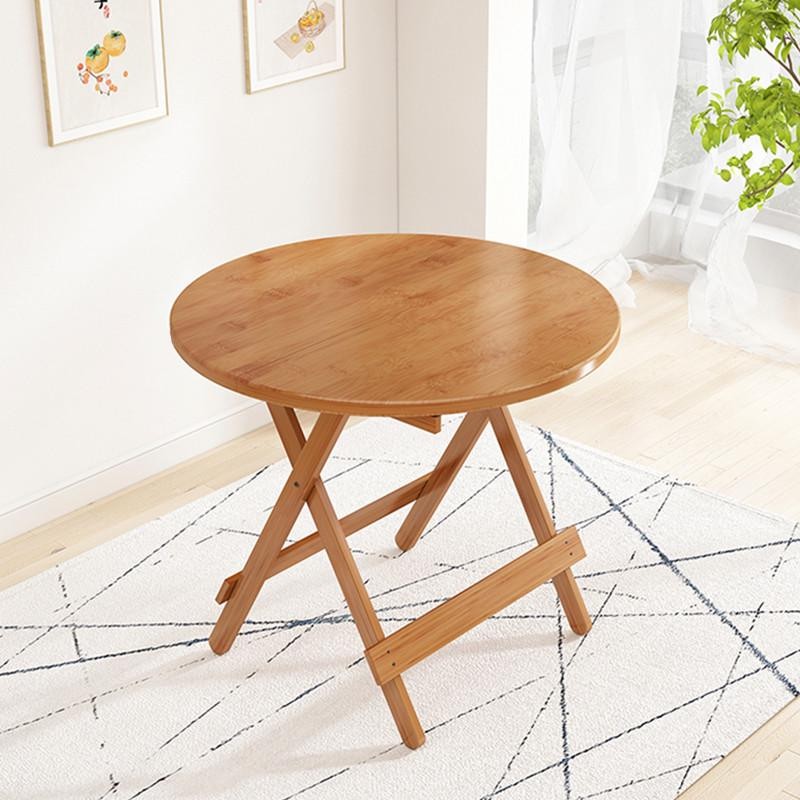 Bamboo Folding Table Dining Table for Home Small Apartment Balcony ...