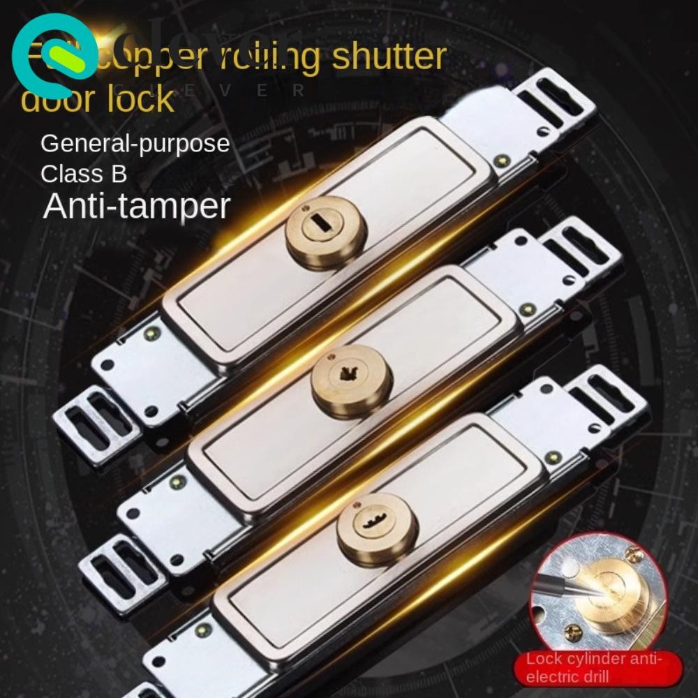 CLEVER Roller Shutter Door Lock, with Key Middle Bottom Roll Gate Lock ...