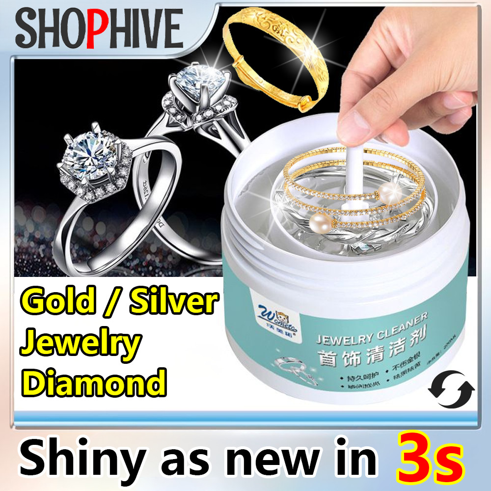 Gold Silver Cleaner 200ml Panlinis Ng Silver For silver and gold Rings ...