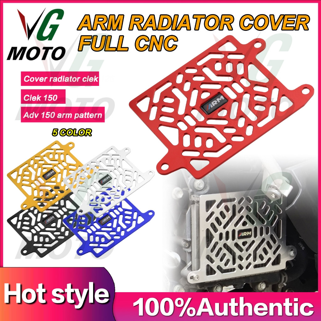 ARM Radiator Cover For Honda Click 125 / Click 150 / ADV 150 Alloy ...